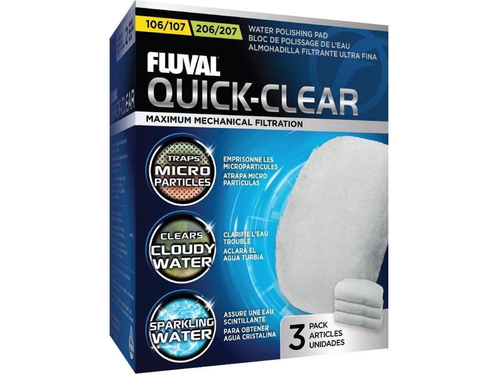Fluval Fine Filter Pad 104/5/7, 204/5/7 for Crystal Clear Aquarium Water