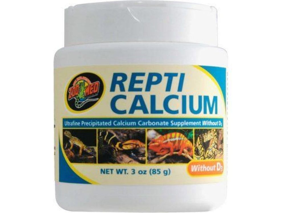 Zoo Med Repti Calcium without D3, 3oz | Reptile Calcium Supplement