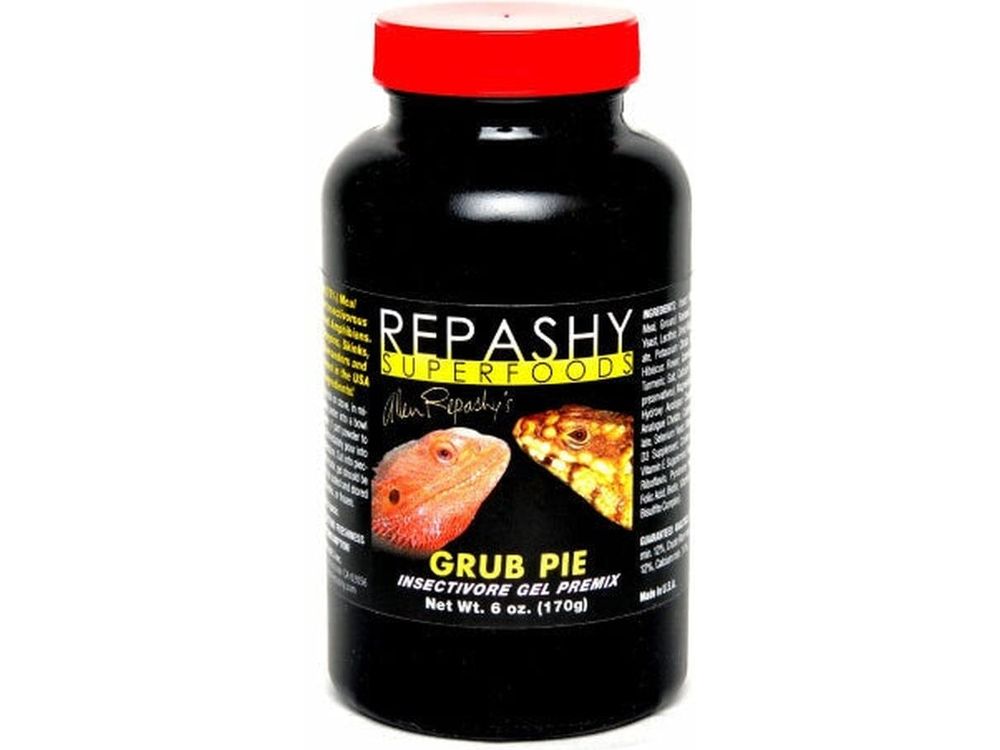 Repashy Grub Pie for Reptiles 6 oz - Insect-Based Meal Replacement ...