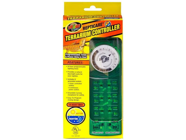Zoo Med ReptiCare Terrarium Controller - 24-Hour Timer for Reptiles