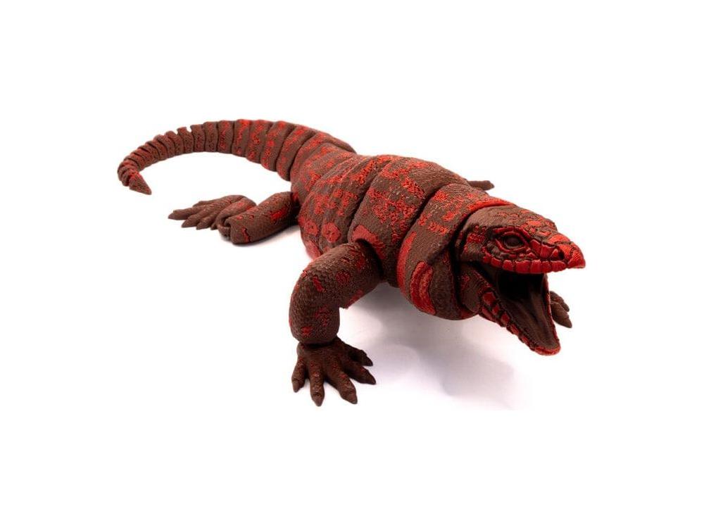 3D Printed Realistic Red Tegu - Large | Unique Collectible Toy