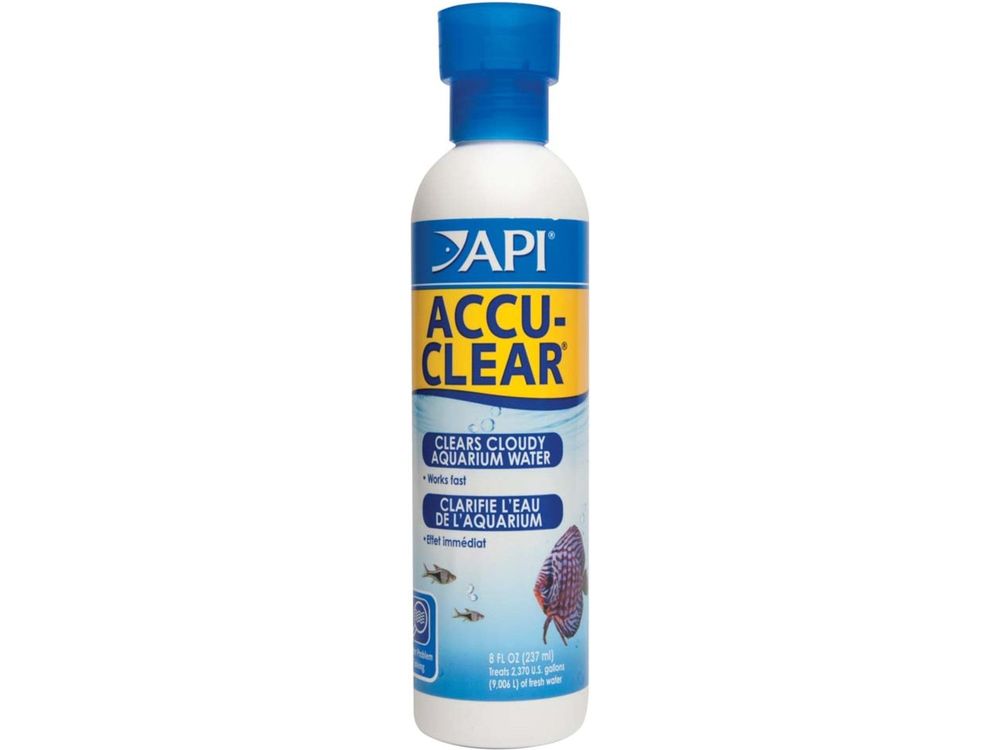 API Accu-Clear 8oz - Clear Cloudy Aquarium Water Fast | ReptileSupply.com