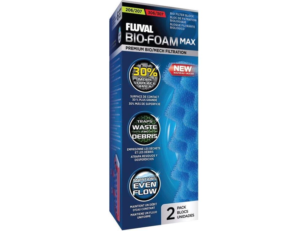Fluval 206/207-306/307 Blue BioFoam MAX, 2pcs - Dual Filtration Media