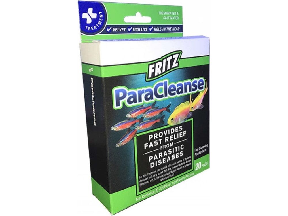 Fritz ParaCleanse Parasitic Fish Medication 20 ct | ReptileSupply.com