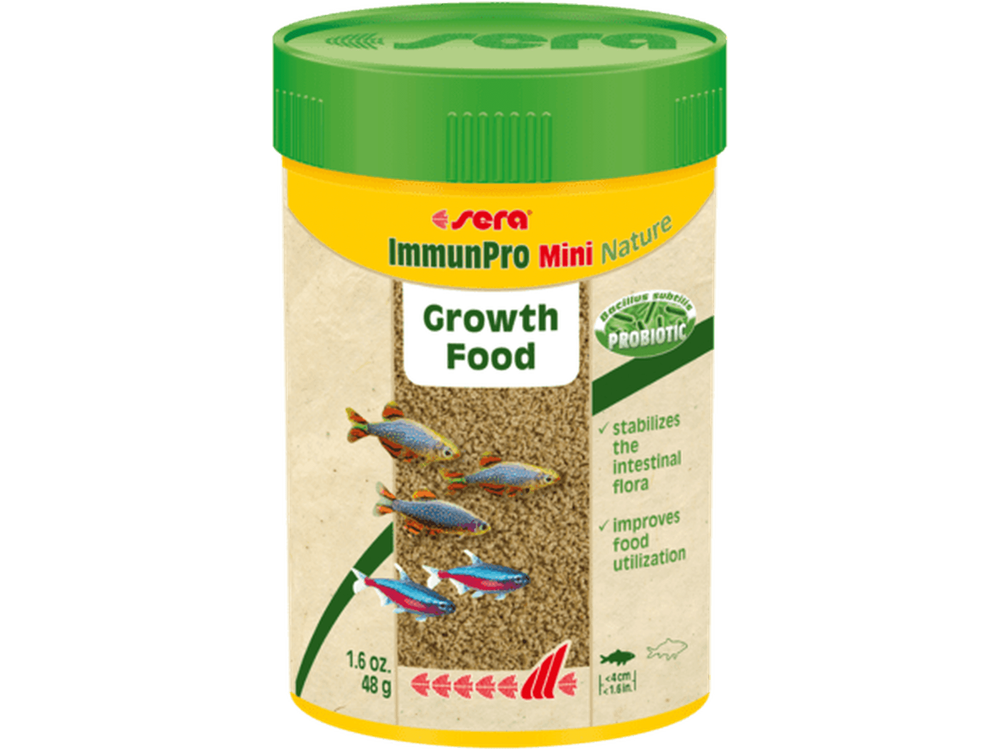 Sera ImmunoPro Mini Nature 4.2oz - Probiotic Fish Food for Growth