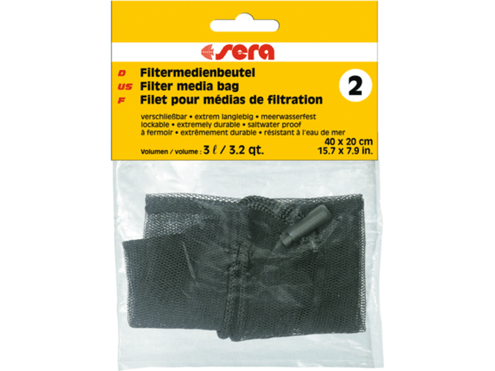 Sera Filter Media Bag 2 - Durable Aquarium Filtration Solution