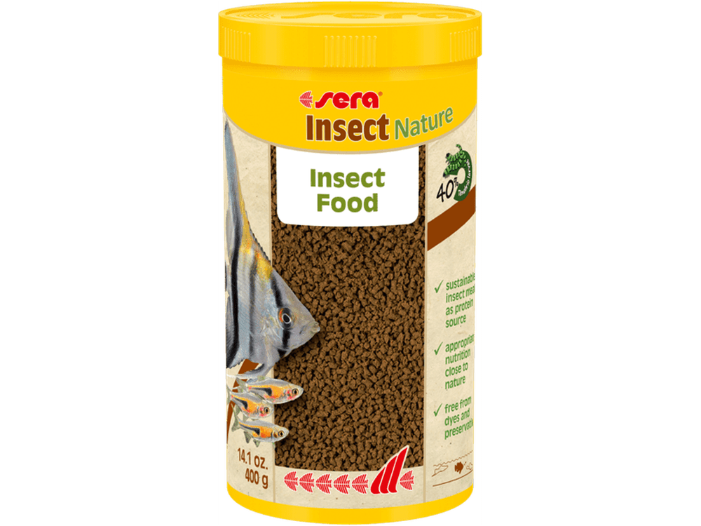 Sera Insect Nature 3.3oz - Sustainable Insect Protein Fish Food