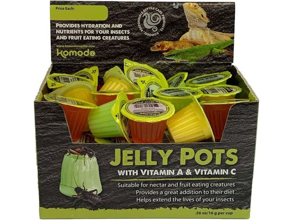 Komodo Jelly Pots Insect Food Fruit Flavor 0.56Oz Cup