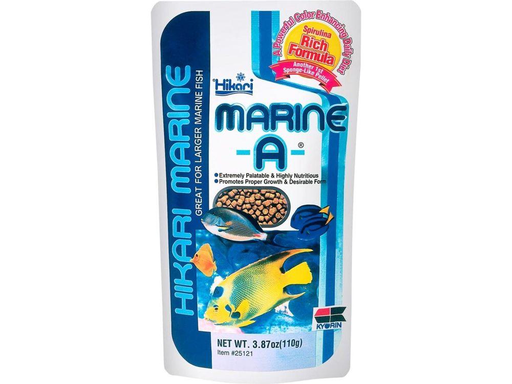 Hikari Marine A Pellets Slow Sinking Fish Food 3.87 for Large Marine Fish