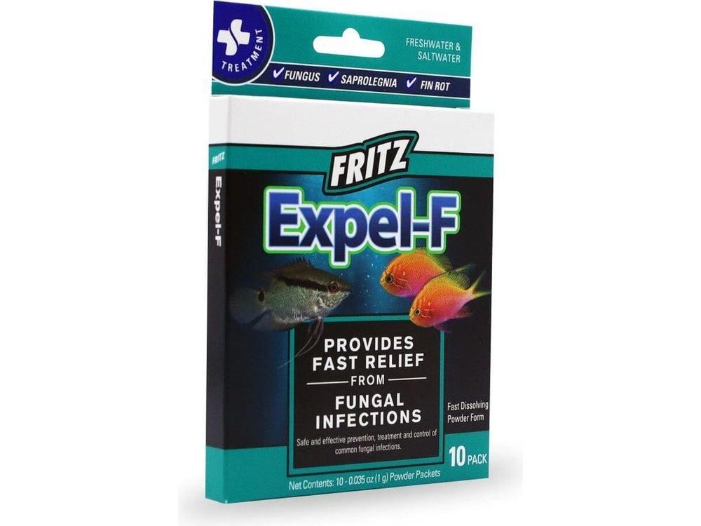 Fritz Expel-F Anti-Fungal Medication 10 ct for Fish | ReptileSupply.com