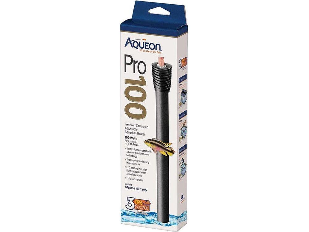 Aqueon Adjustable PRO Aquarium Heater 100W for Tanks Up to 40 gal