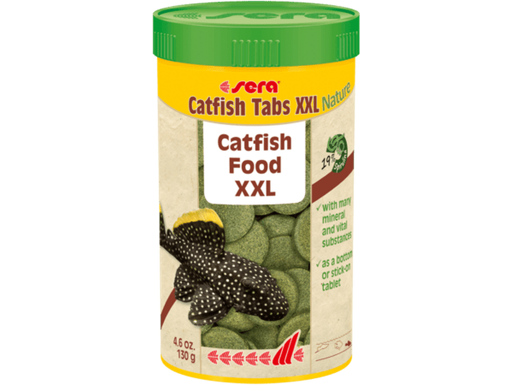 Sera Catfish Tabs XXL Nature 4.6oz - Bottom Fish Food