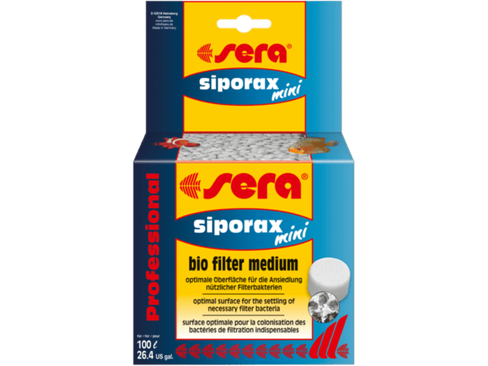 Sera Siporax Mini Professional 4.5oz - High Performance Aquarium Filter