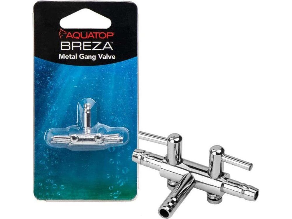 Aquatop BREZA Metal Gang Valve 2-Way | Air Control for Aquariums