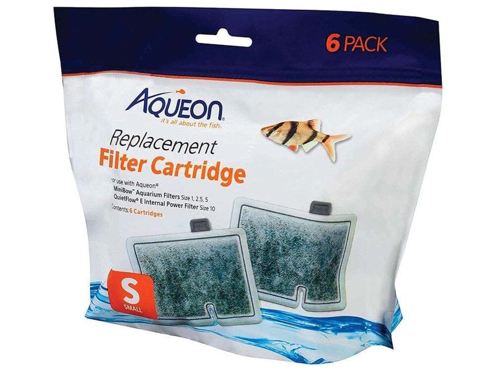 Aqueon Small Replacement Filter Cartridges 6pk for Aquarium Filters
