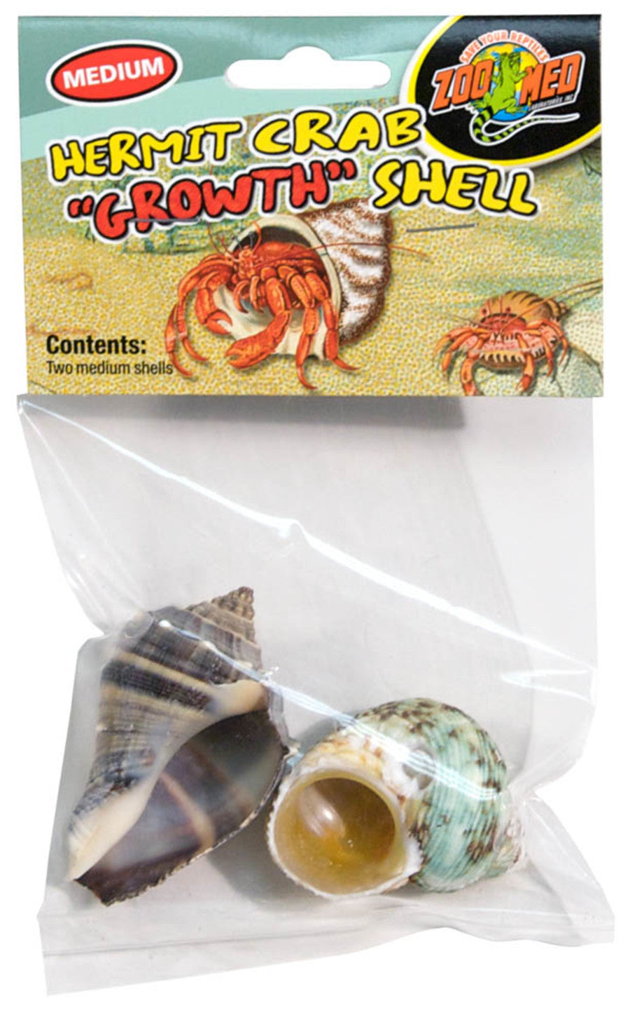 Zoo Med Hermit Crab Growth Shell Assorted, 1ea/MD, 2 Pack ...